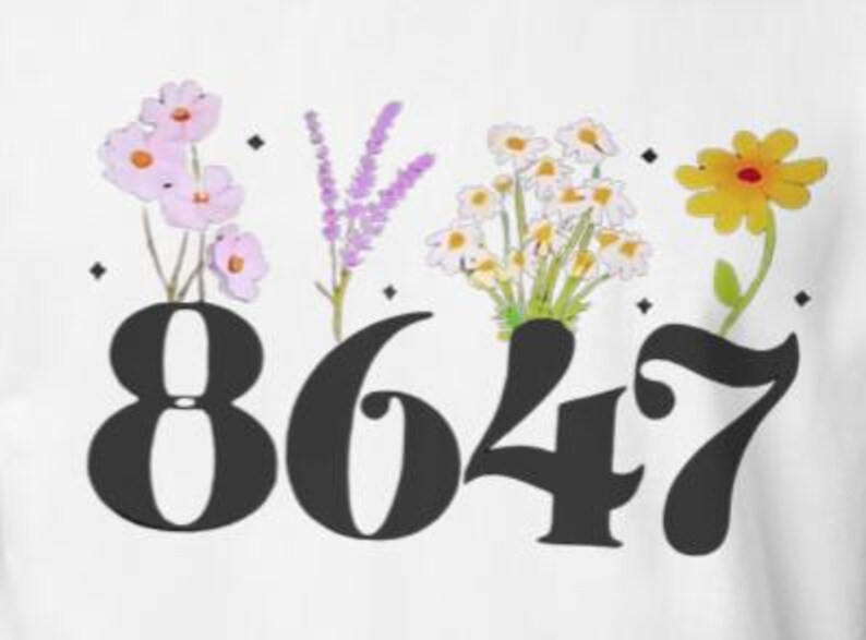8647 Floral Decal/sticker - Etsy