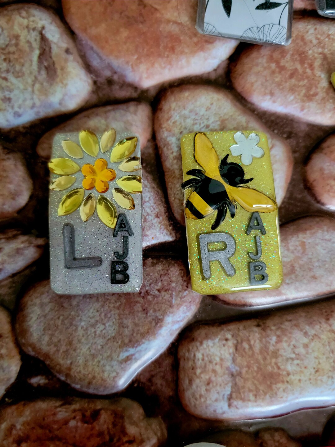 Bumble Bee and Sunflower Xray Markers With Initials or Numbers ...