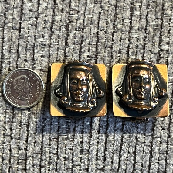 Vintage Copper Playing Card King Kings Highest Rankin… - Gem