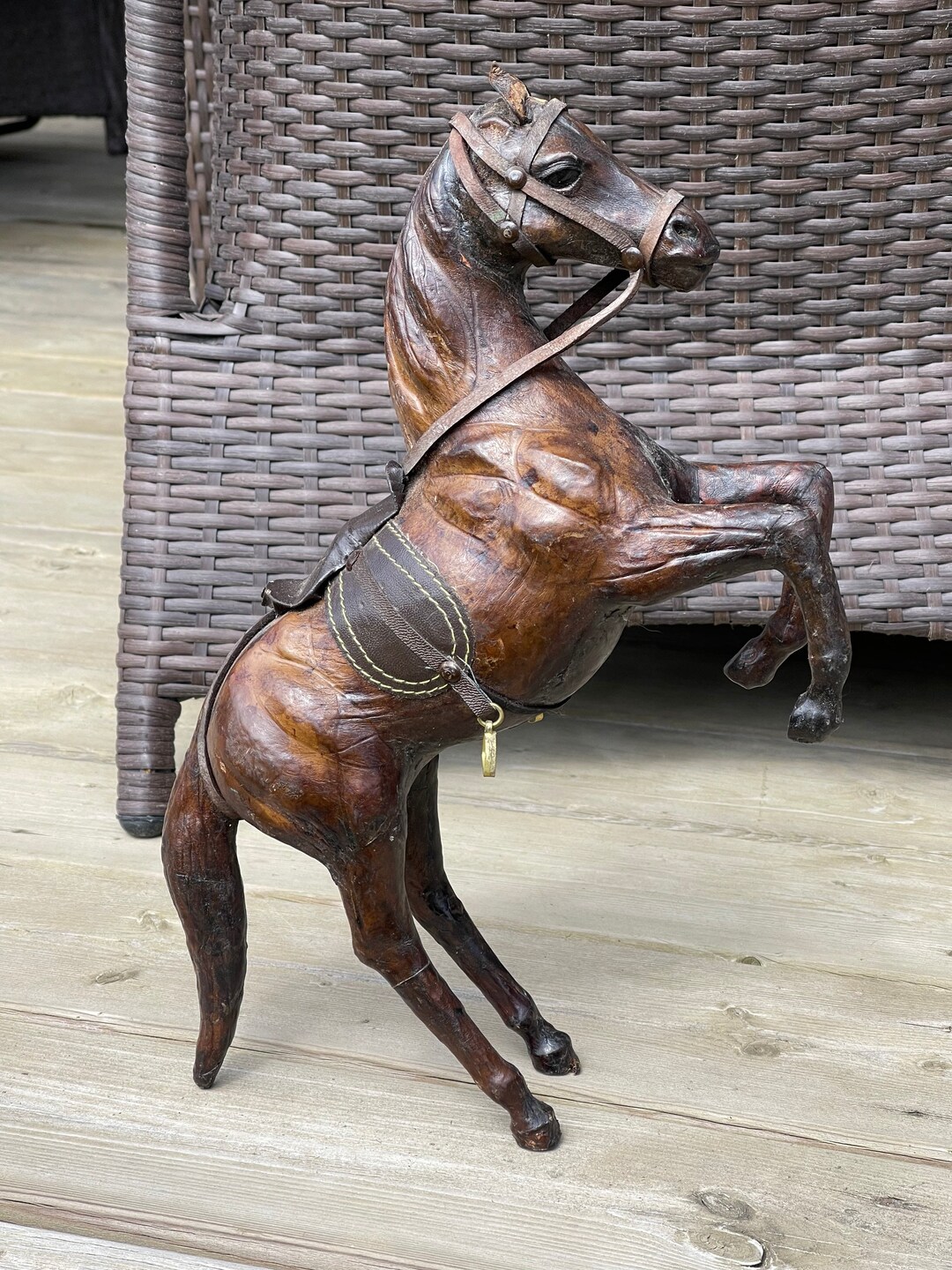 Vintage Large Brown Rearing Colt Pony Horse Statue / Horse - Etsy