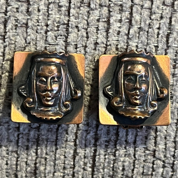 Vintage Copper Playing Card King Kings Highest Rankin… - Gem