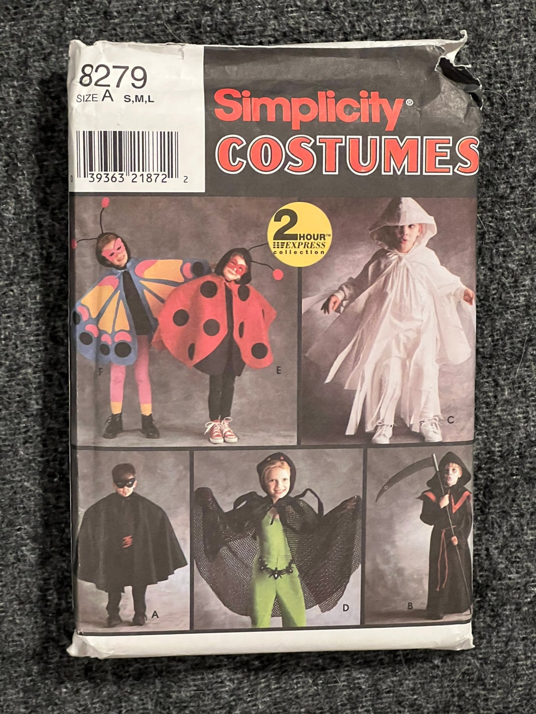 Simplicity Boys and Girls Costumes Sewing Pattern 8279 / - Etsy