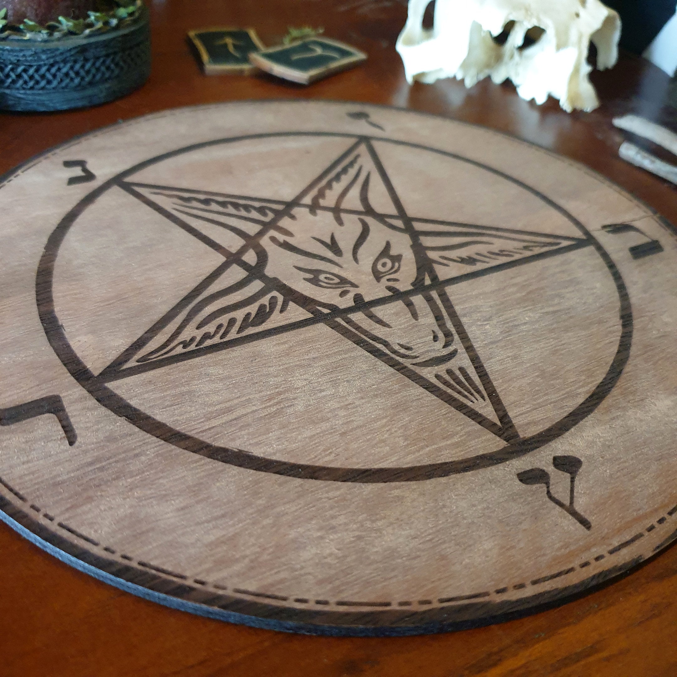 Sigil of Baphomet Altar Tile // Magickal Decor - Etsy