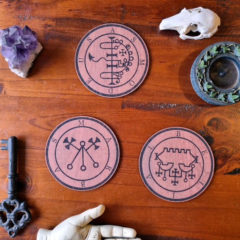 Ars Goetia Tiles // 72 Demon Sigils // Magickal Wares - Etsy