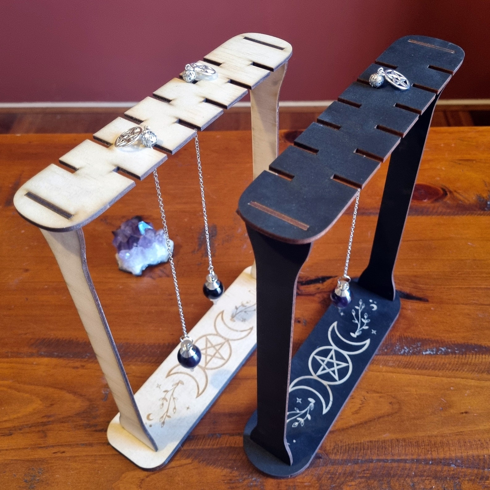 Pendulum Display Stand // Simple Laser Cut Stand - Etsy UK
