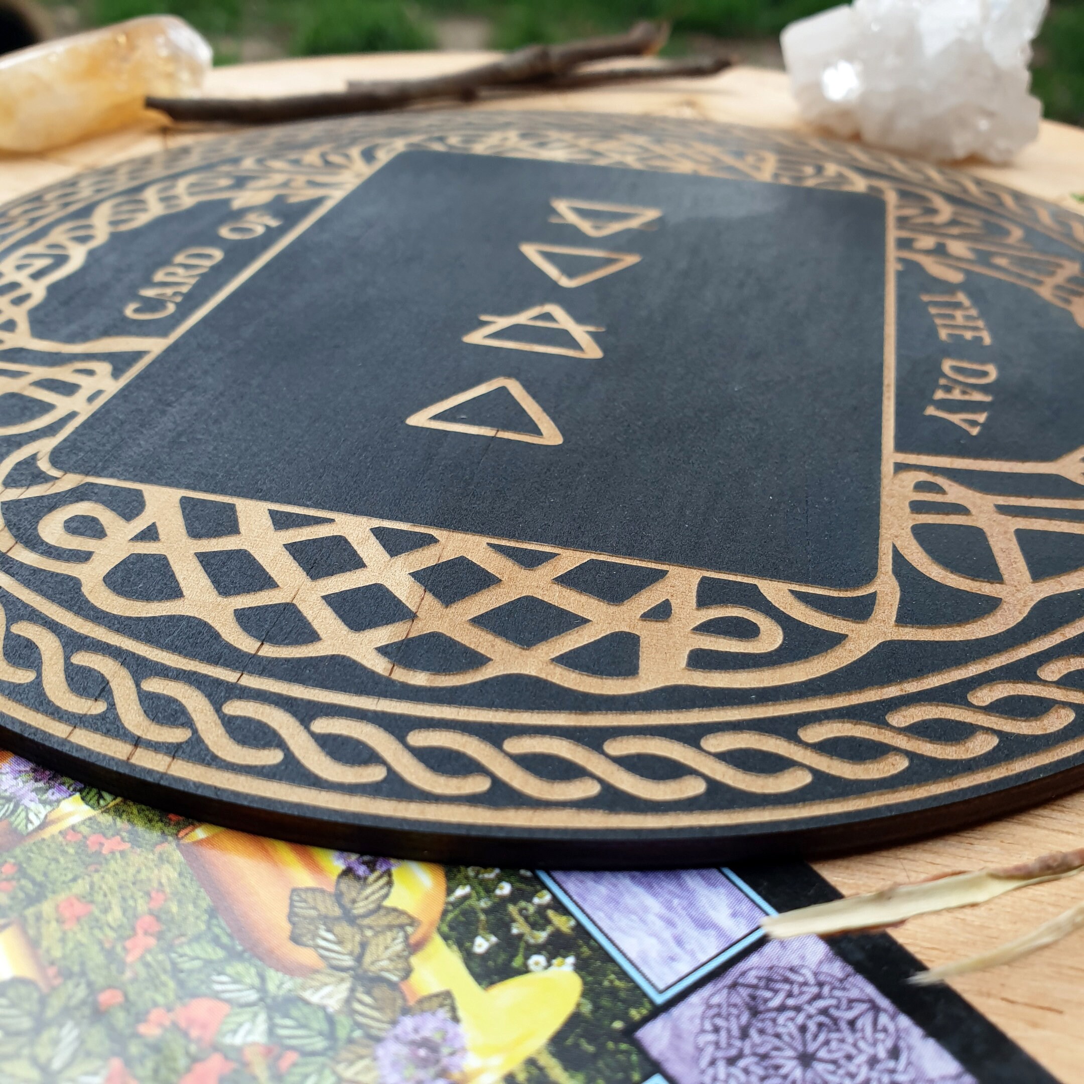 Tarot Oracle Card of the Day Board // Tree of Life Card Board | Etsy