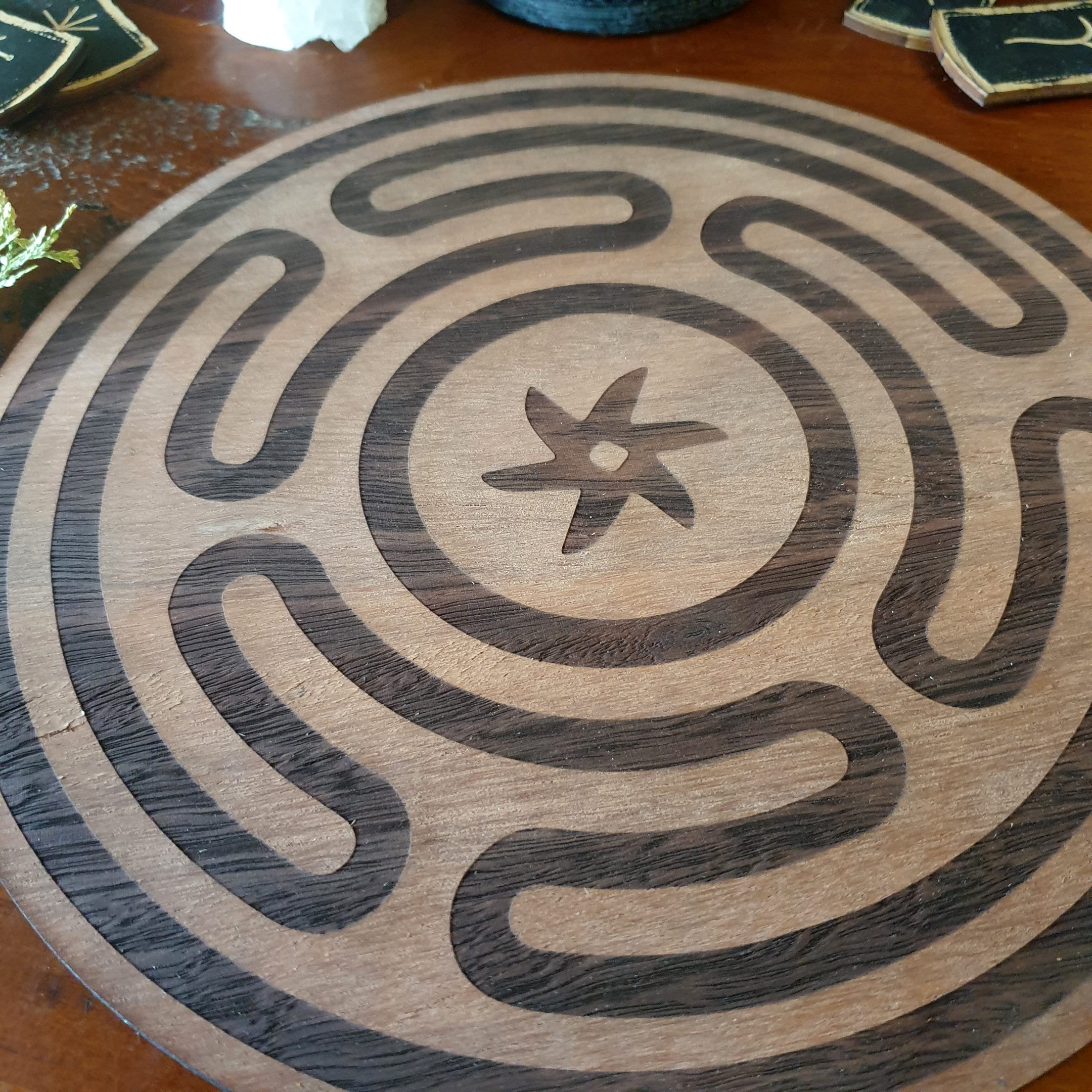 Hekate's Wheel // Goddess Altar Tile // Magickal Decor | Etsy