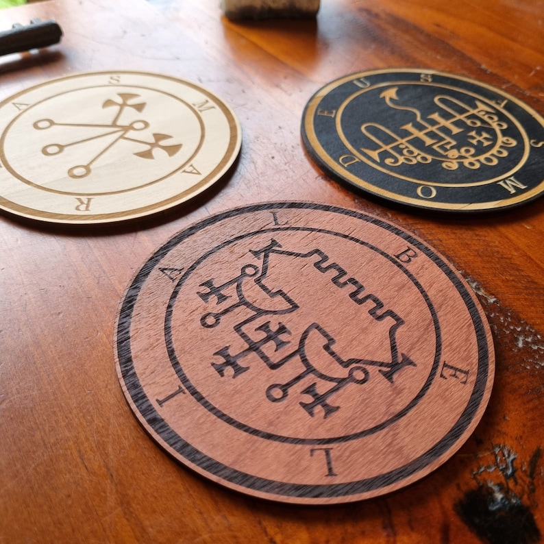 Ars Goetia Tiles // 72 Demon Sigils // Magickal Wares - Etsy