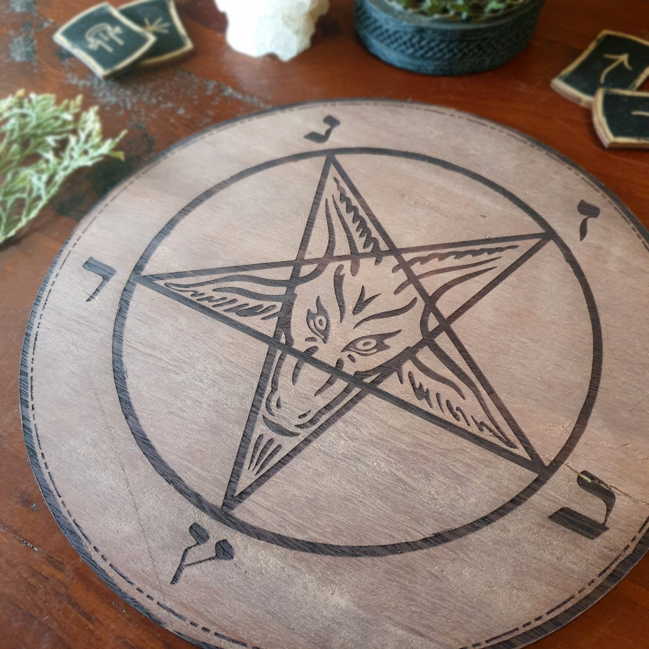 Sigil of Baphomet Altar Tile // Magickal Decor - Etsy