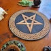 Pentagram Altar Tile // Magickal Decor - Etsy Australia