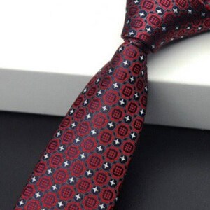 Men's Red Business Tie Casual Work Interview Party Gift | Etsy