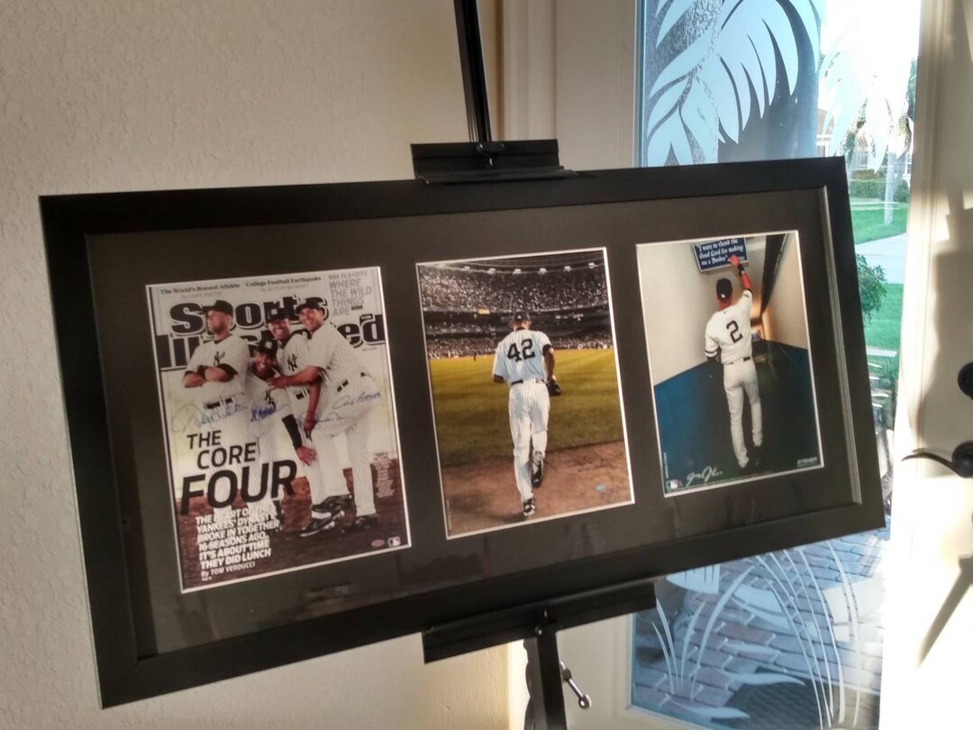 The Core Four Framed NY Yankees Photo Art New York Yankees - Etsy
