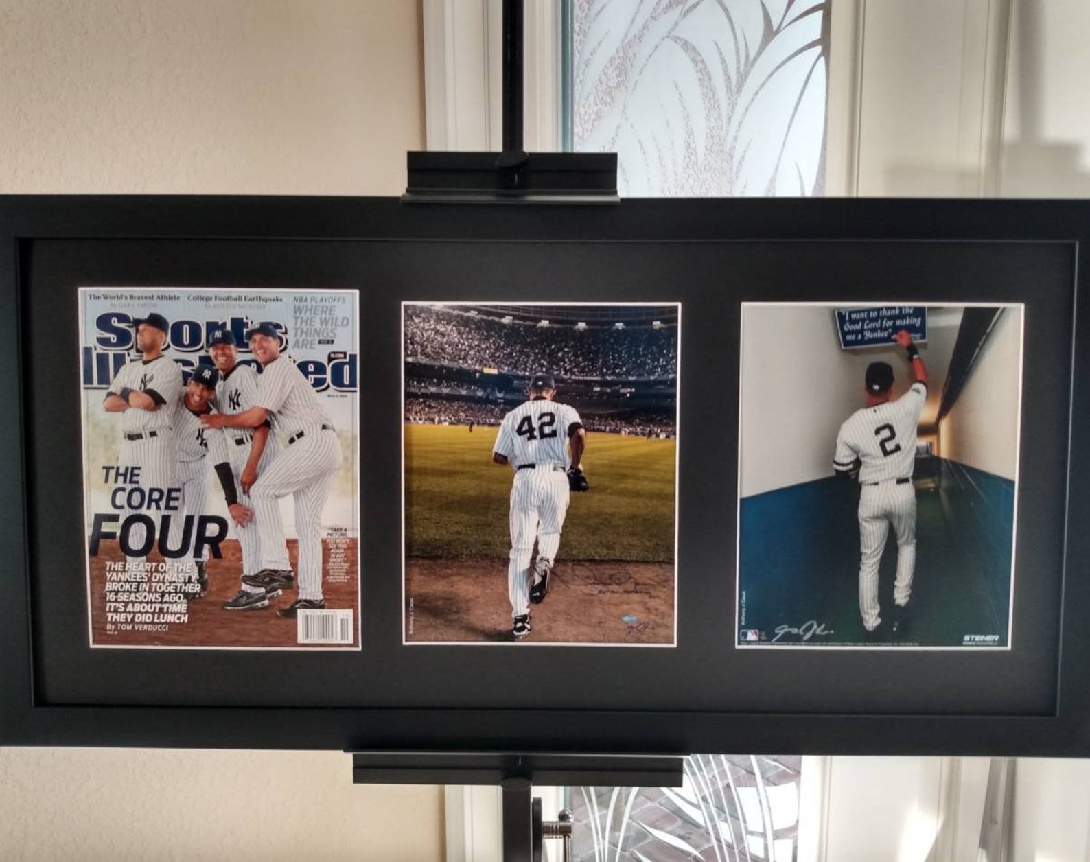 The Core Four Framed NY Yankees Photo Art New York Yankees Photos ...