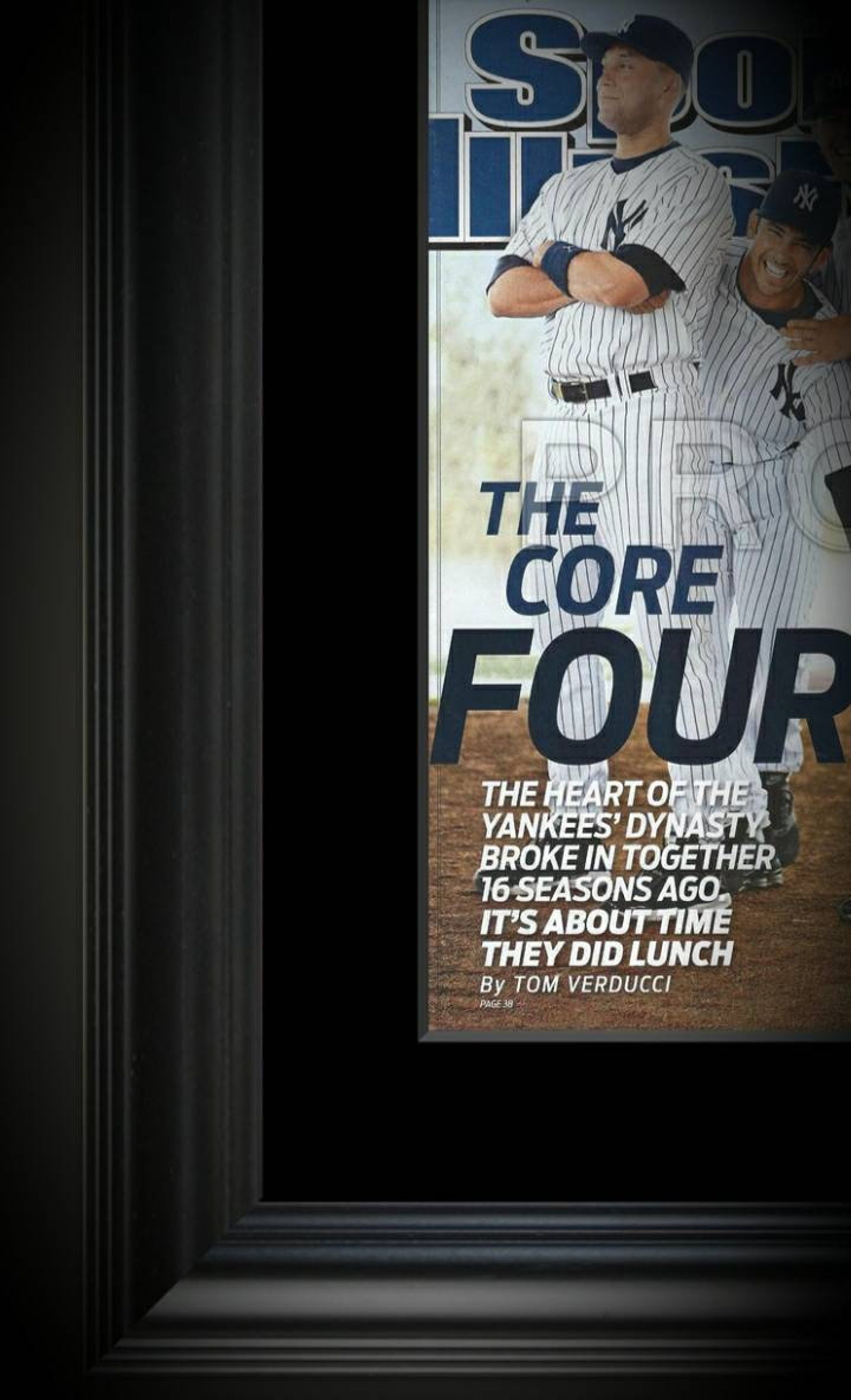 New York Yankees the Core Four Sports Illustrated Framed - Etsy