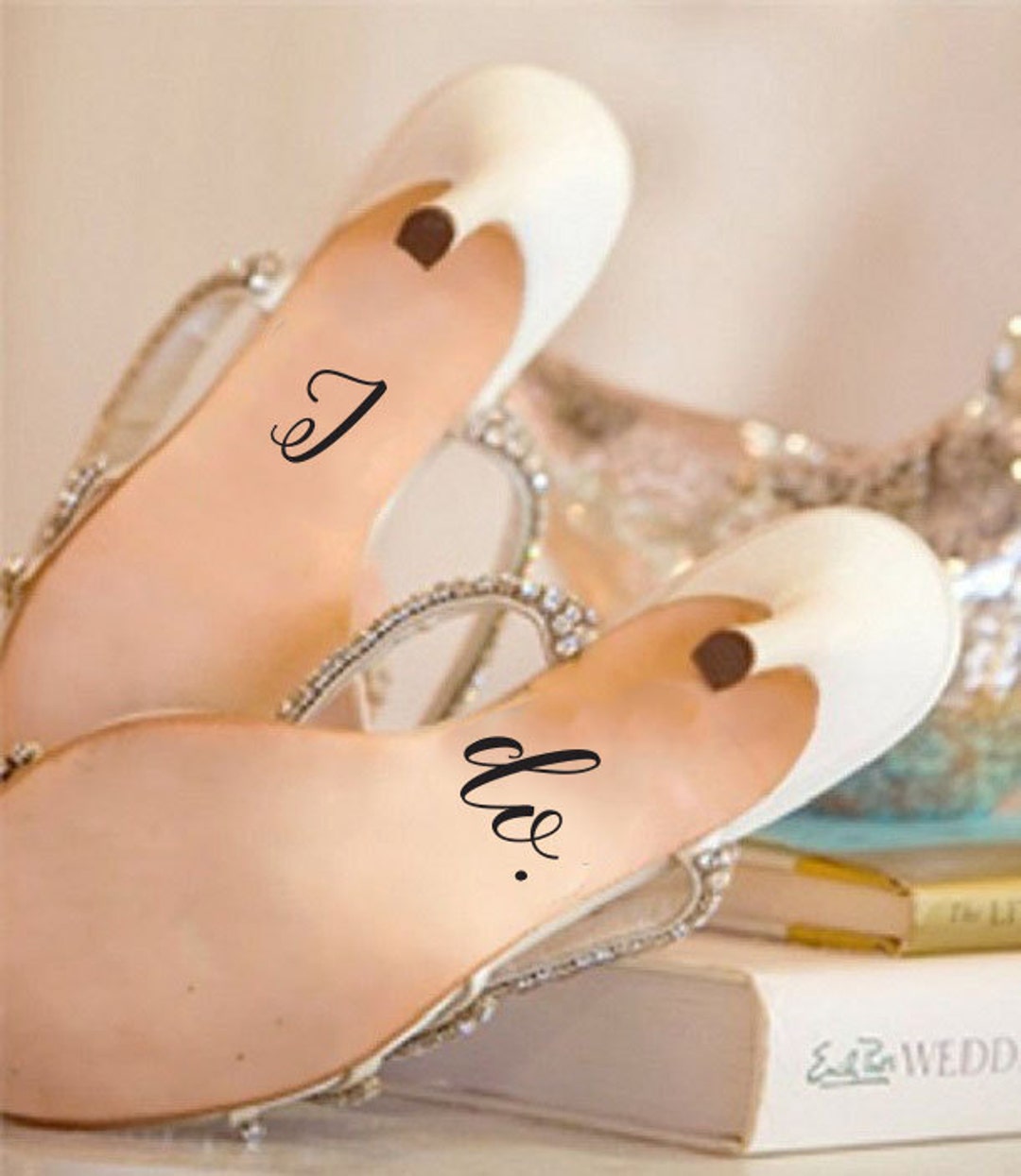 I Do. Heel Decals ~ Wedding Shoe Decal ~ Wedding Shoes ~ Custom Wedding ...