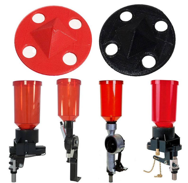 2 Pack Lee Reloading Press Pyramid Powder Baffle Auto Disk Drum Classic ...