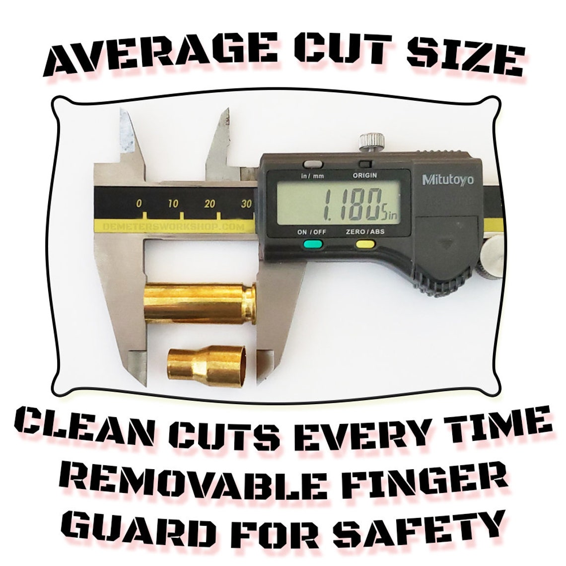 New 45 Shot Shell Trimming Jig - 2'' Chop Saw Safe Scratchless 308 243 ...