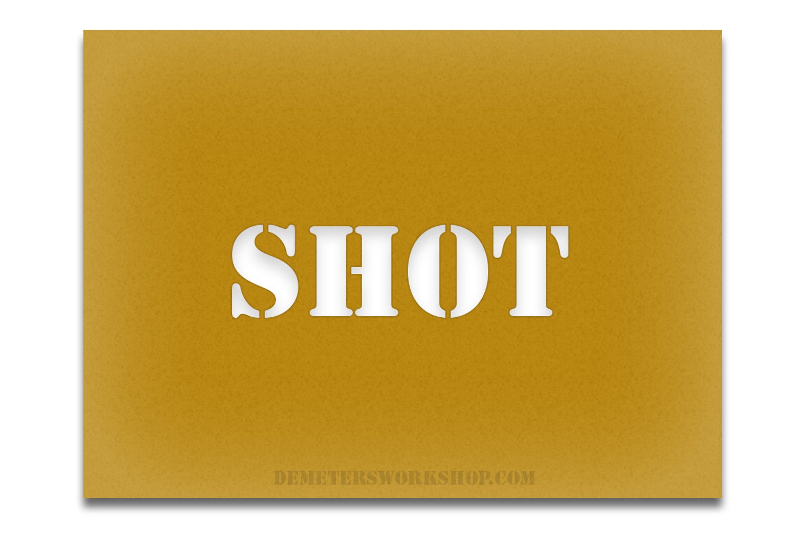 Reloader Organization Stencils - Shot - Pick Size & Font - Reloading ...