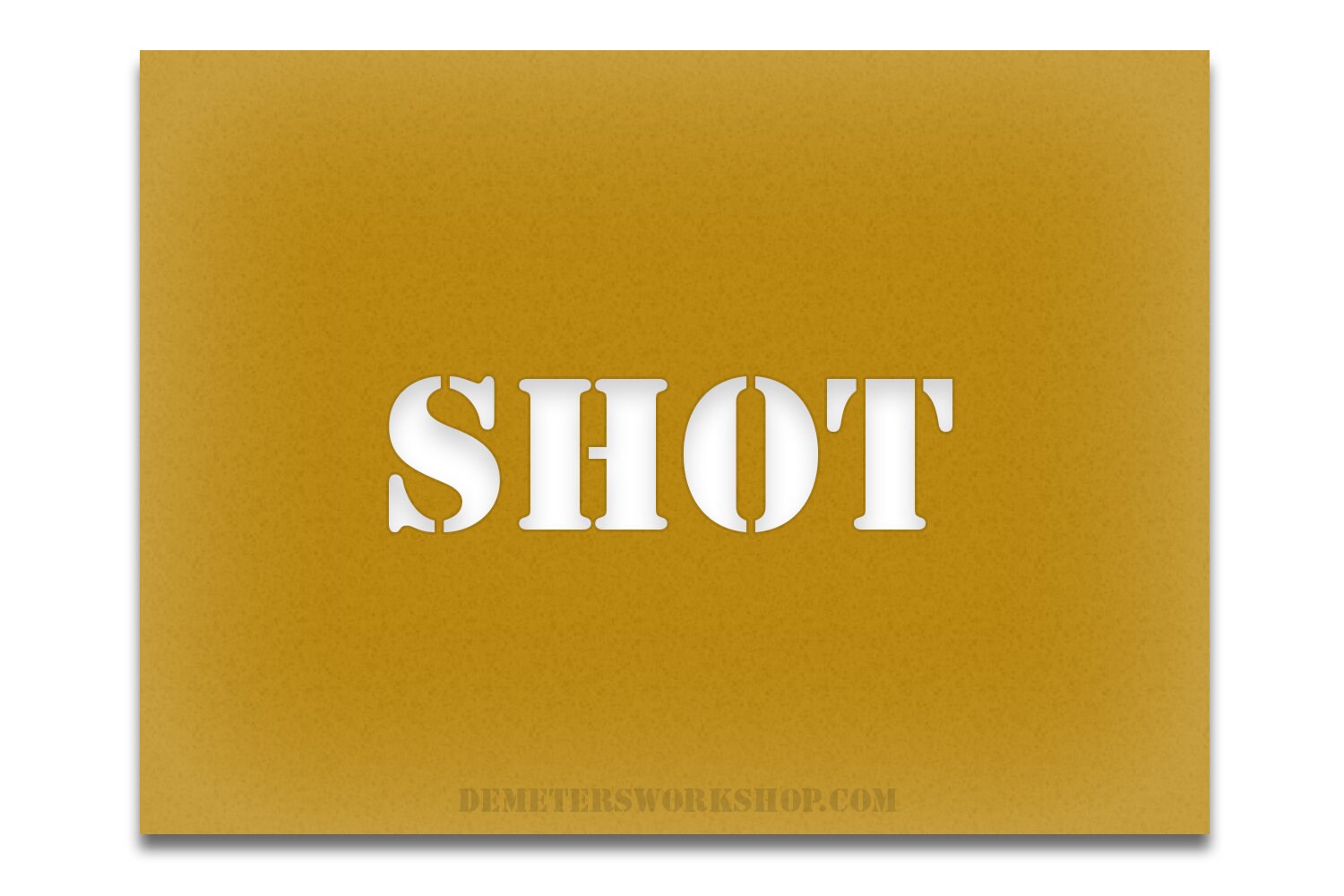 Reloader Organization Stencils - Shot - Pick Size & Font - Reloading ...