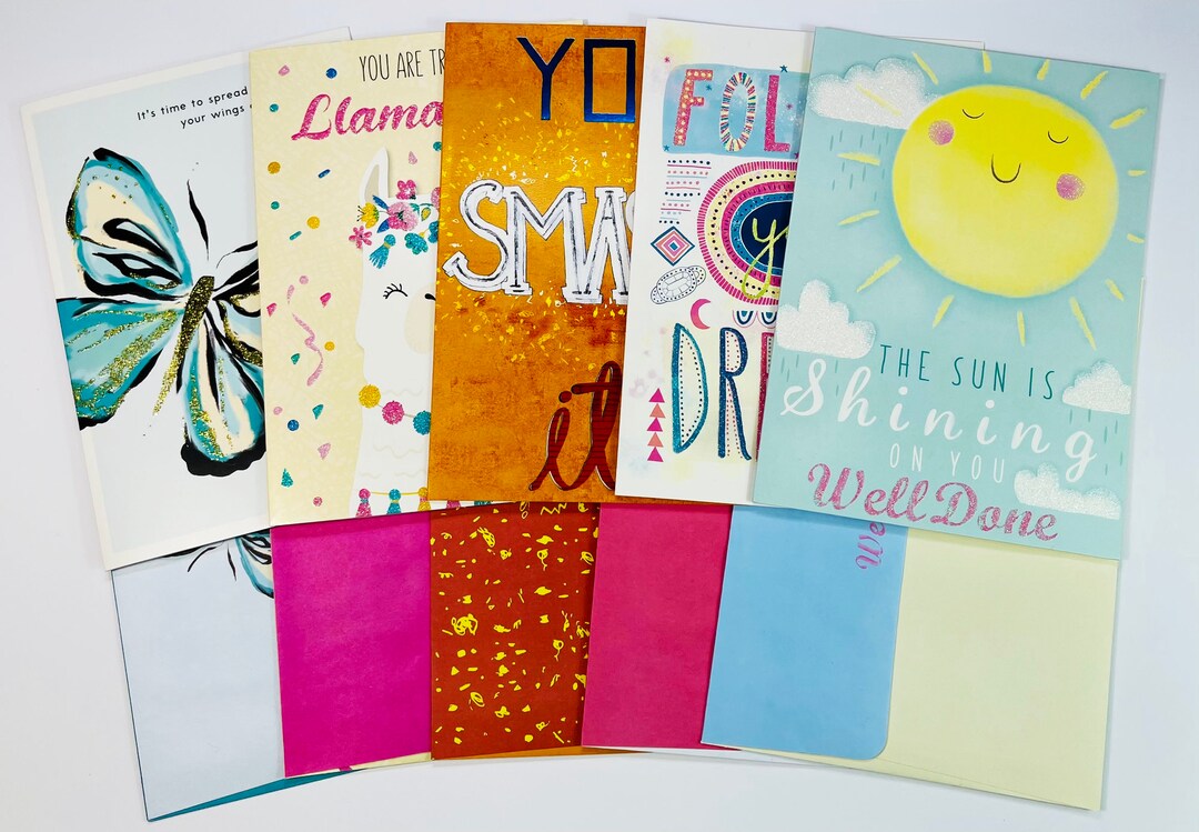 Congratulations Card Pack Luxury Cards Set of 5. PACK 1 - Etsy