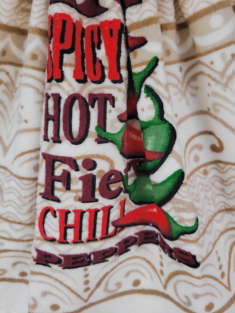 Chili Pepper Towels Kitchen Hanging Towel Kitchen Towel Hanging Towel ...