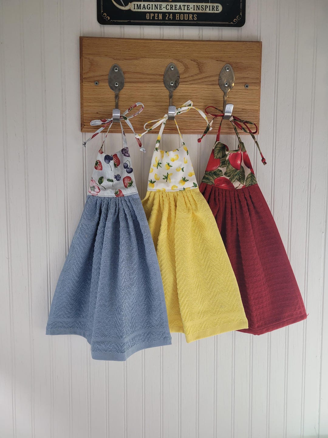 Kitchen Hanging Towel Kitchen Towel Hanging Towel With Ties Kitchen ...