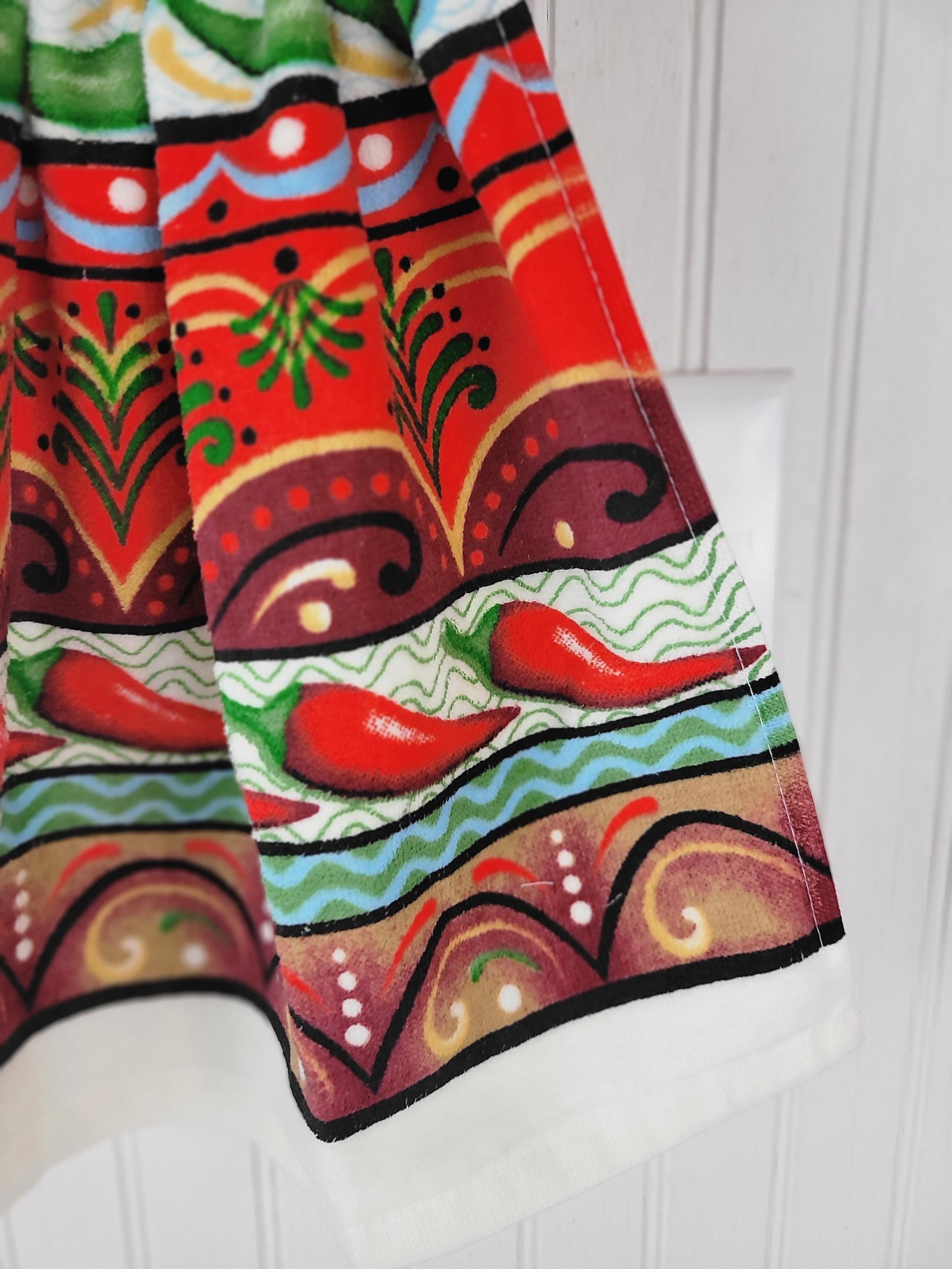 Chili Pepper Towels Kitchen Hanging Towel Kitchen Towel Hanging Towel ...