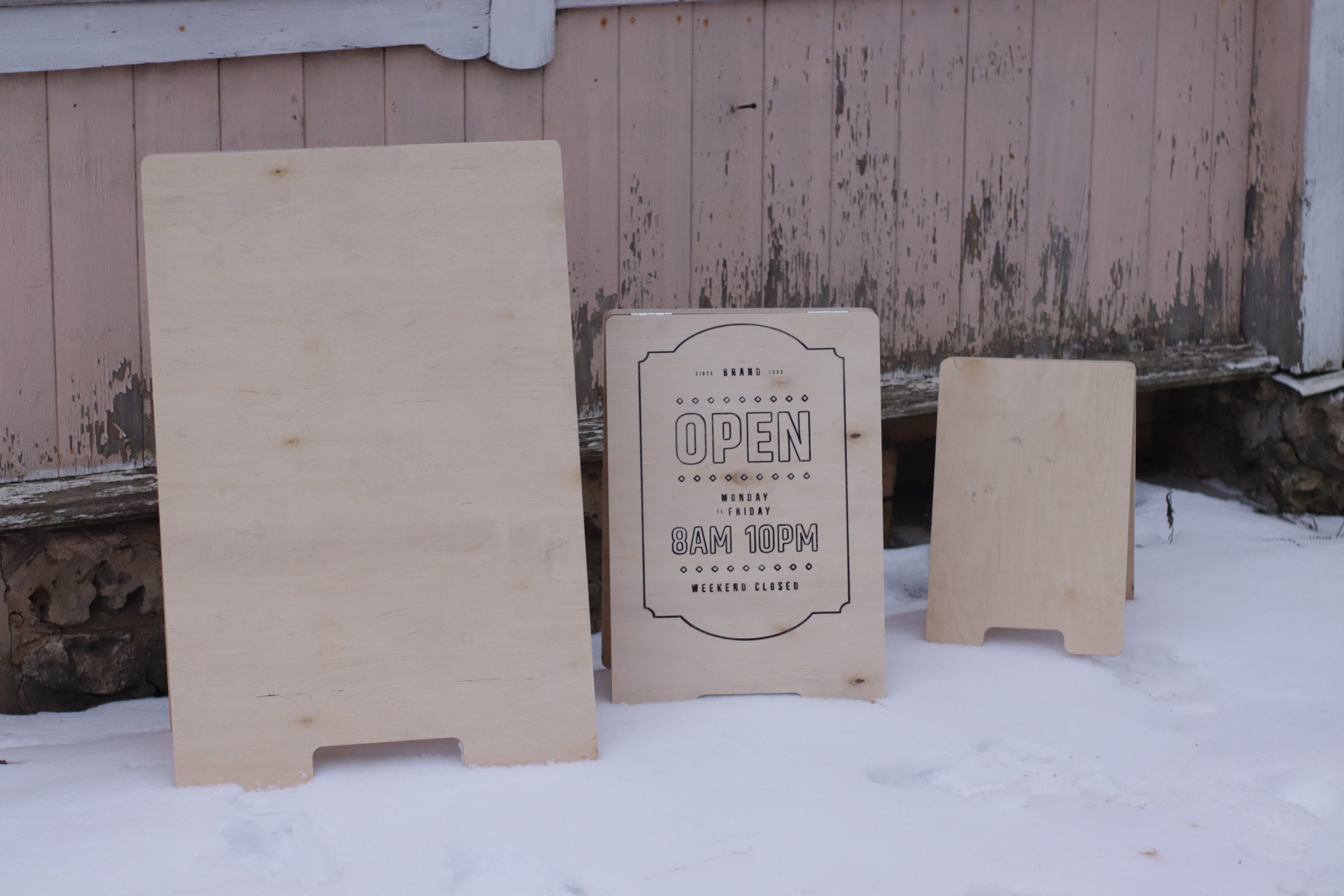 Sidewalk Sign, DIY A-frame Sign, Business Sign, Sandwich Sign ...