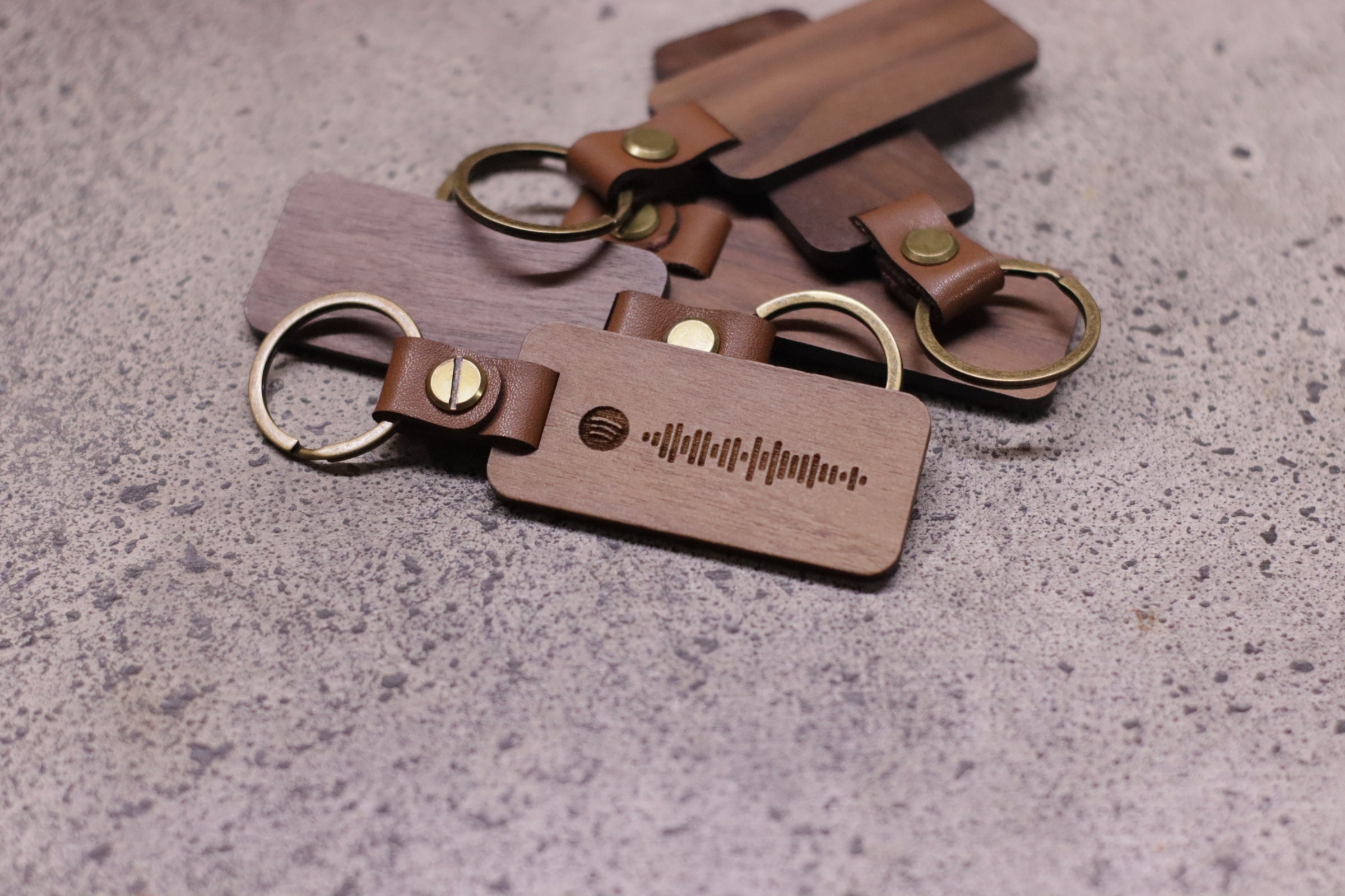 Custom Engraved Wooden Keychain - Personalize Your Unique Design - Etsy