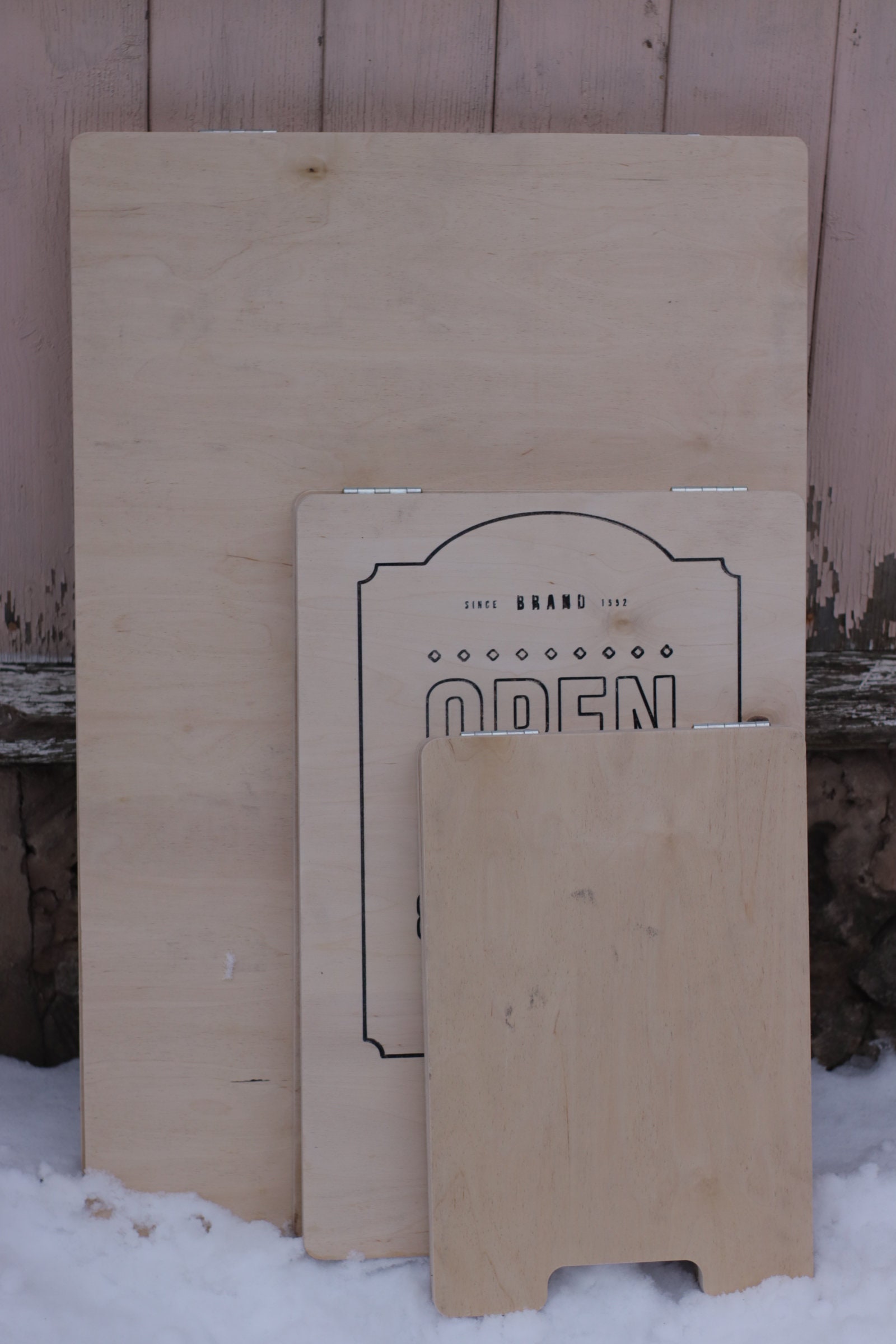 Personalized Sidewalk Sign, DIY A-frame Sign, Business Sign, Sandwich ...