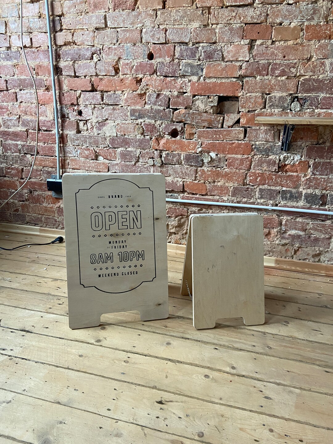 Personalized Sidewalk Sign, DIY A-frame Sign, Business Sign, Sandwich ...