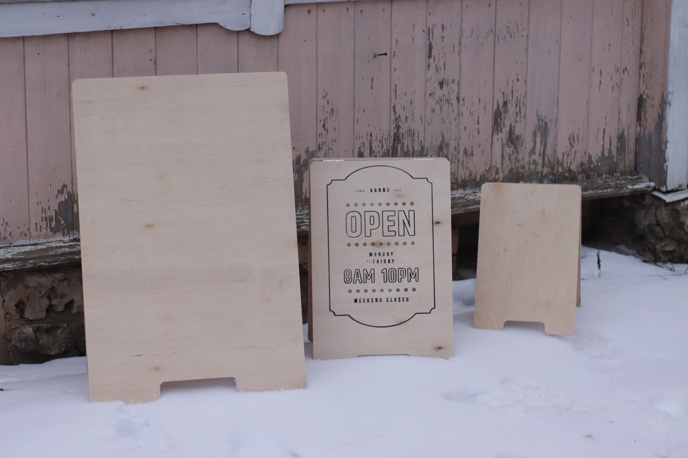 Personalized Sidewalk Sign, DIY A-frame Sign, Business Sign, Sandwich ...