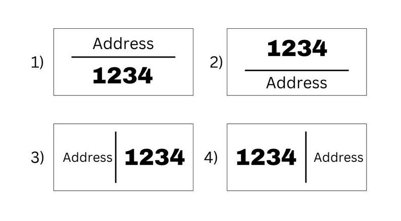 Live Edge Wood House Number Sign - Custom Pine Address Plaque - Etsy