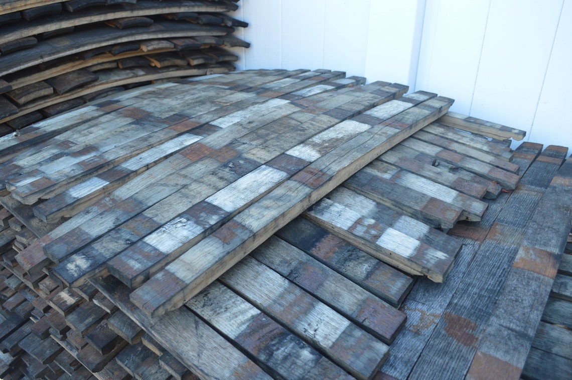 5 Pack of Oak Whiskey Barrel Staves for Arts & Crafts - Etsy