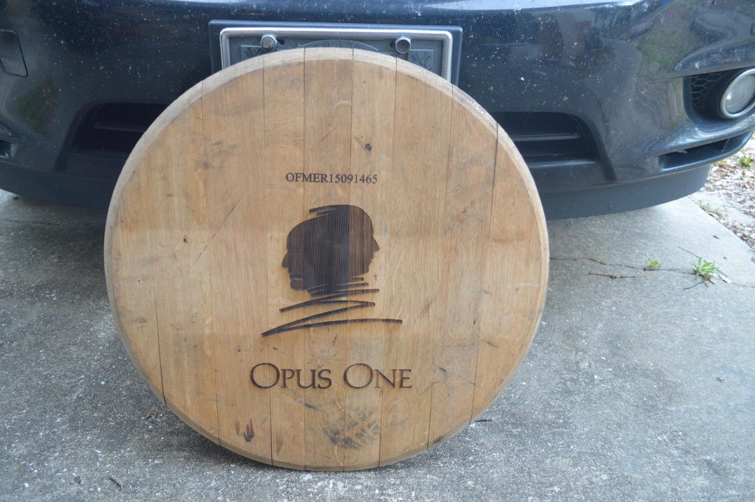 Opus One Logo Napa Valley Vineyard Wine Barrel Head/lid - Etsy