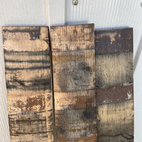 5 Pack of Oak Whiskey Barrel Staves for Arts & Crafts - Etsy