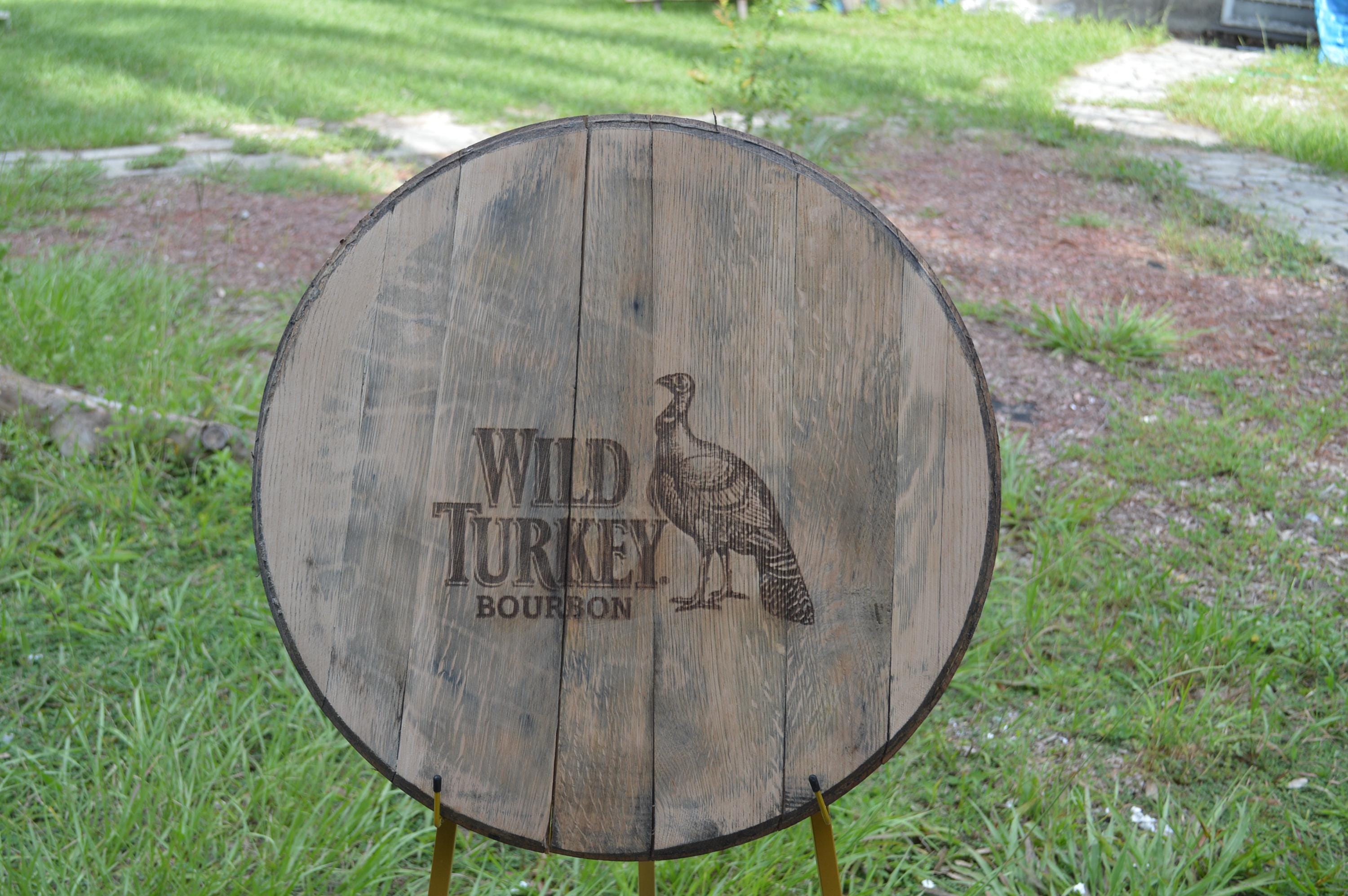 Wild Turkey Kentucky Bourbon Whiskey Barrel Lid/head - Etsy