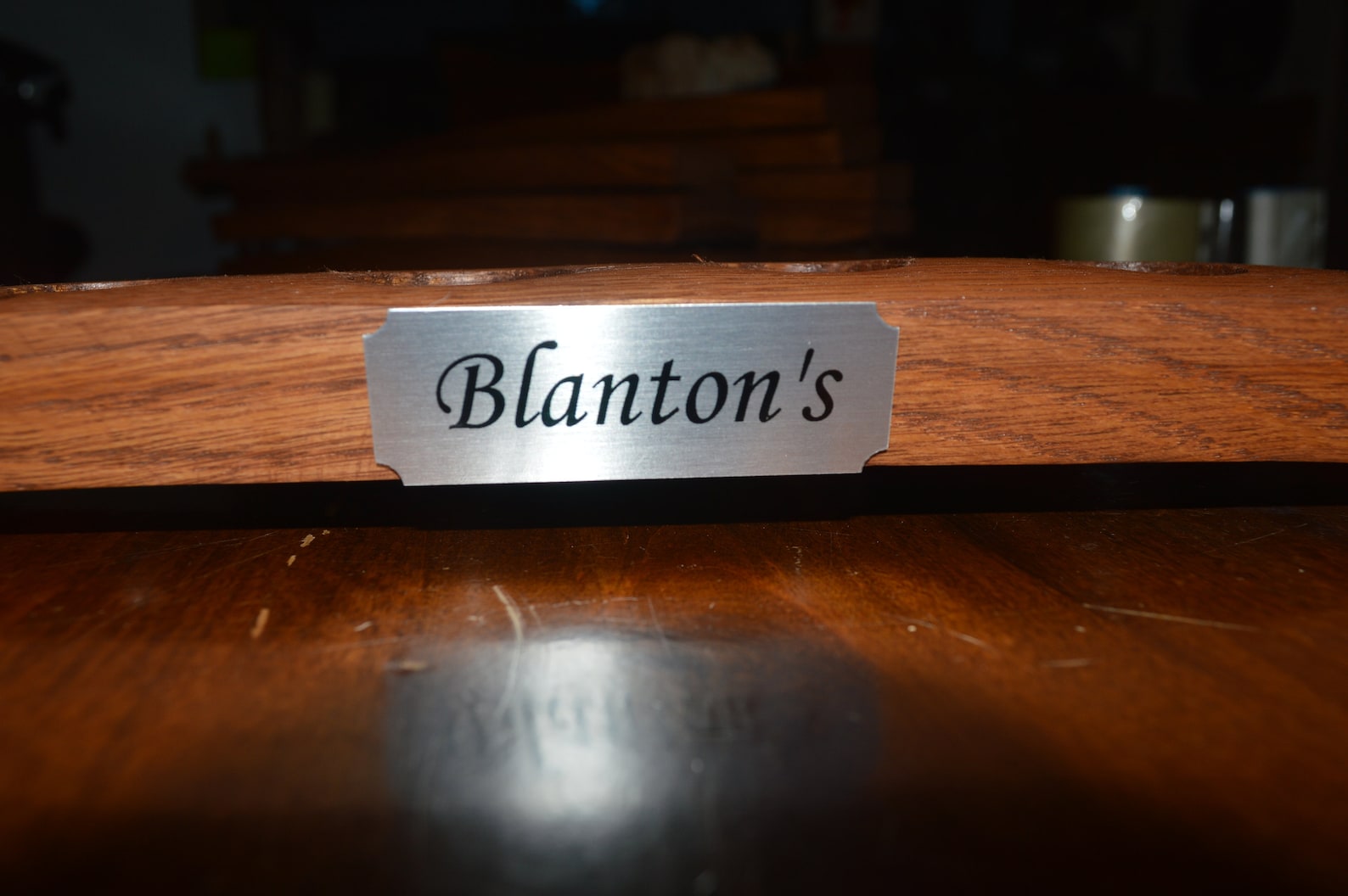 Personalized Blanton's Bourbon Oak Barrel Stave Cork - Etsy