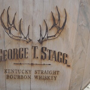 George T. Stagg Kentucky Bourbon Whiskey Barrel Lid/head - Etsy