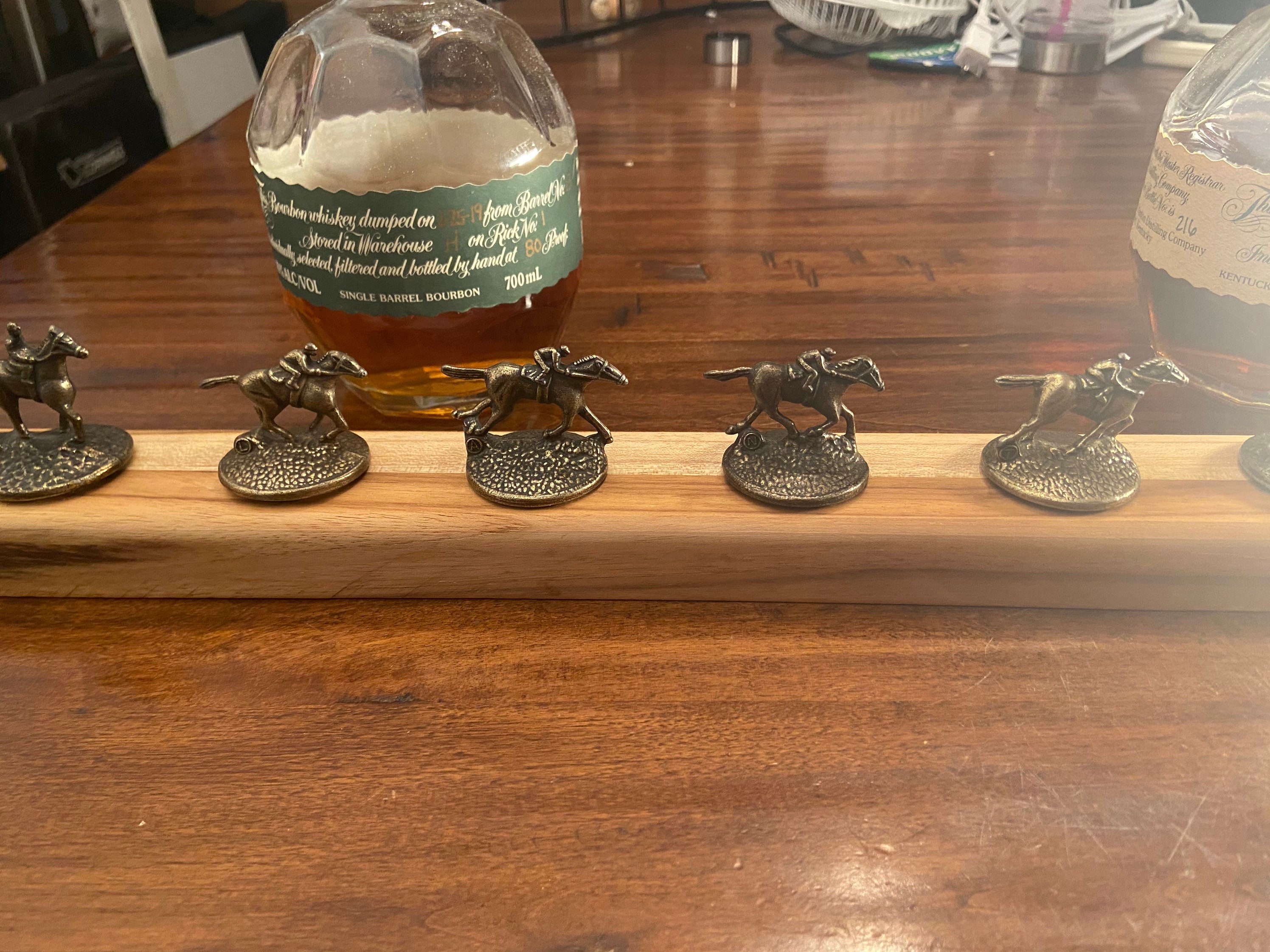 Blanton’s Bourbon Cork Display Made From Beautiful Teak Wood, Blantons ...