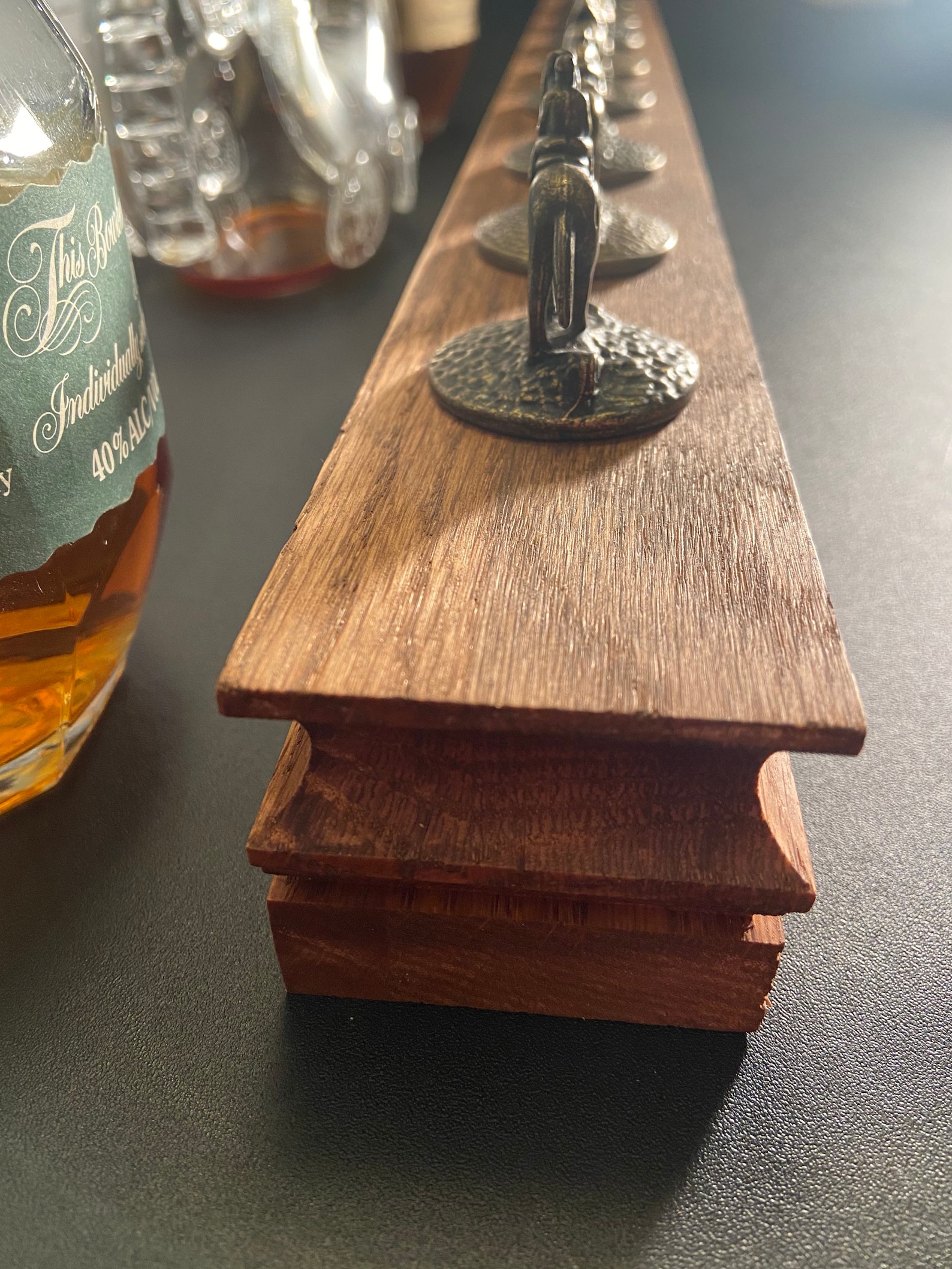 Blanton's Bourbon Cork Display Solid Oak Blantons | Etsy