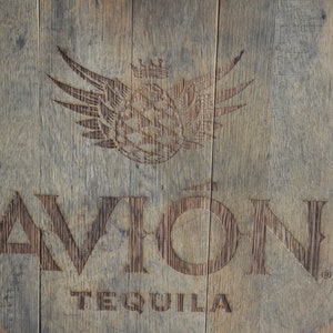 Avion Logo Tequila Barrel Head/lid - Etsy