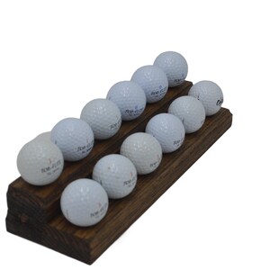 Golf Ball Display Rack Made From Solid American Oak, Choice of Size and ...