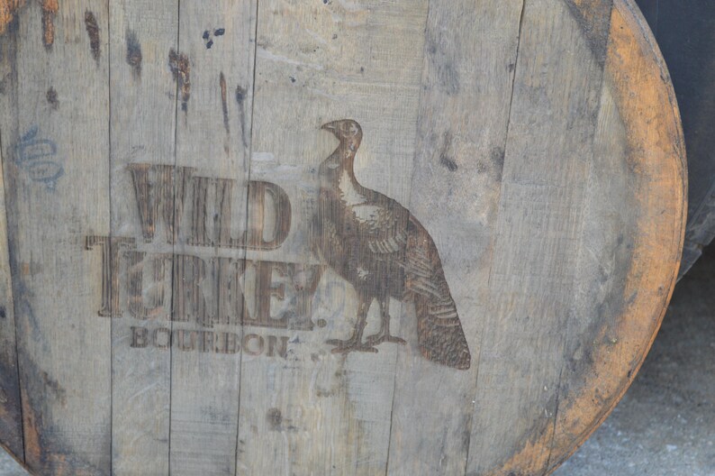 Wild Turkey Kentucky Bourbon Whiskey Barrel Lid/head - Etsy