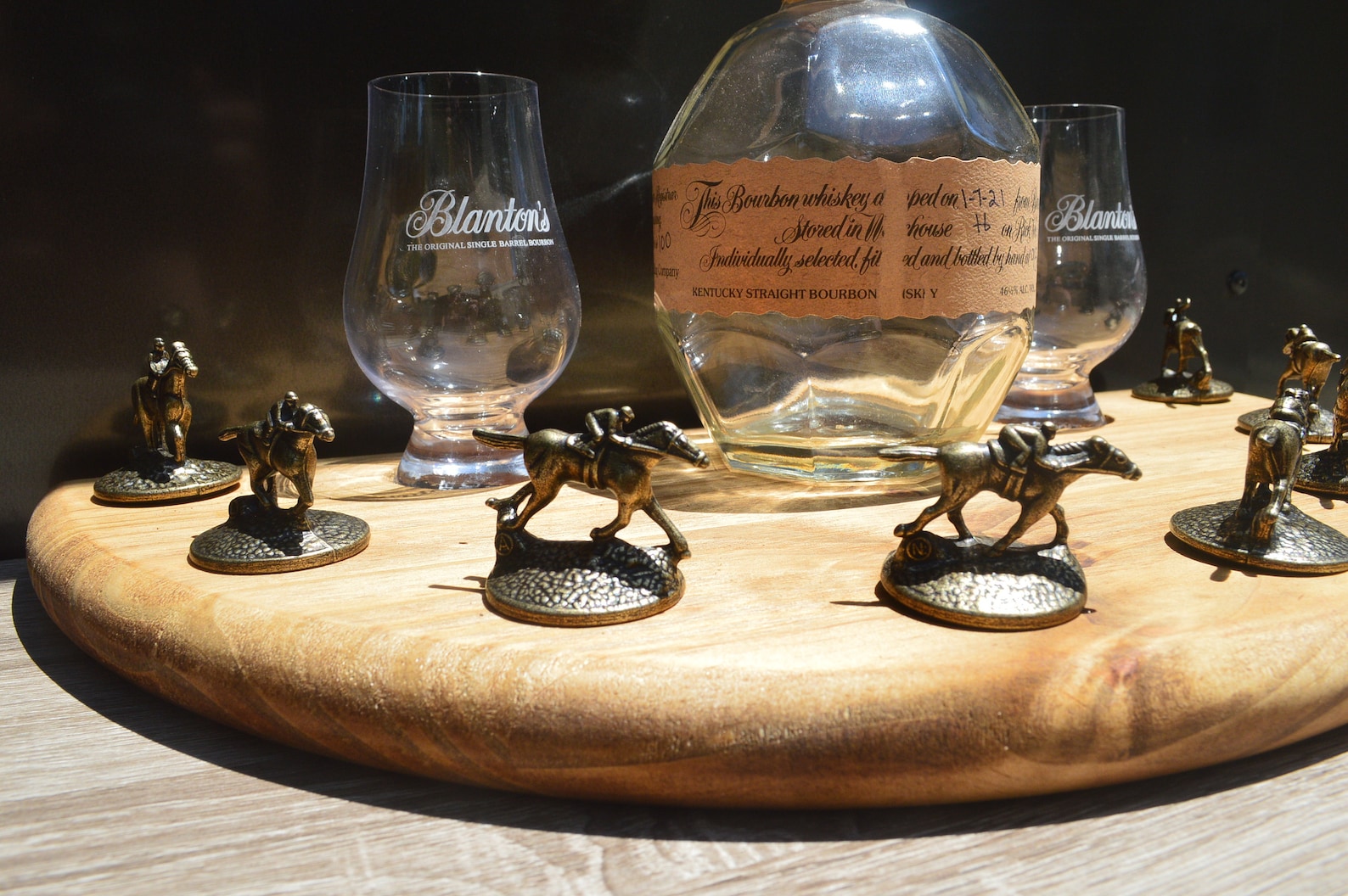 Lighted Blantons Bourbon Horse Cork Stopper Display Choice - Etsy