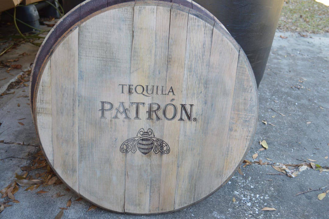 Patron Logo Tequila Barrel Head/lid - Etsy
