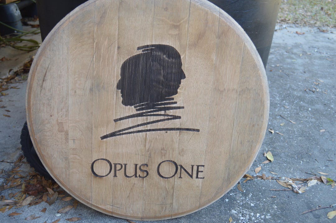 Opus One Logo Napa Valley Vineyard Wine Barrel Head/lid - Etsy