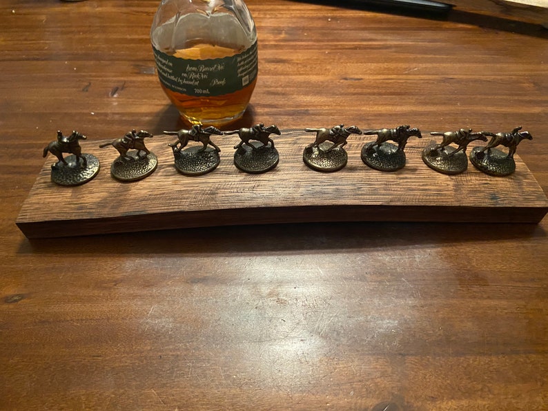 Blantons Bourbon Cork Display Wide Oak Center Stave Etsy