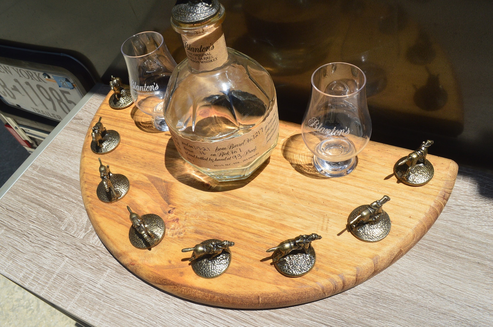 Lighted Blantons Bourbon Horse Cork Stopper Display Choice - Etsy