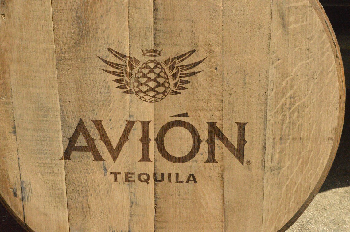 Avion Logo Tequila Barrel Head/lid - Etsy